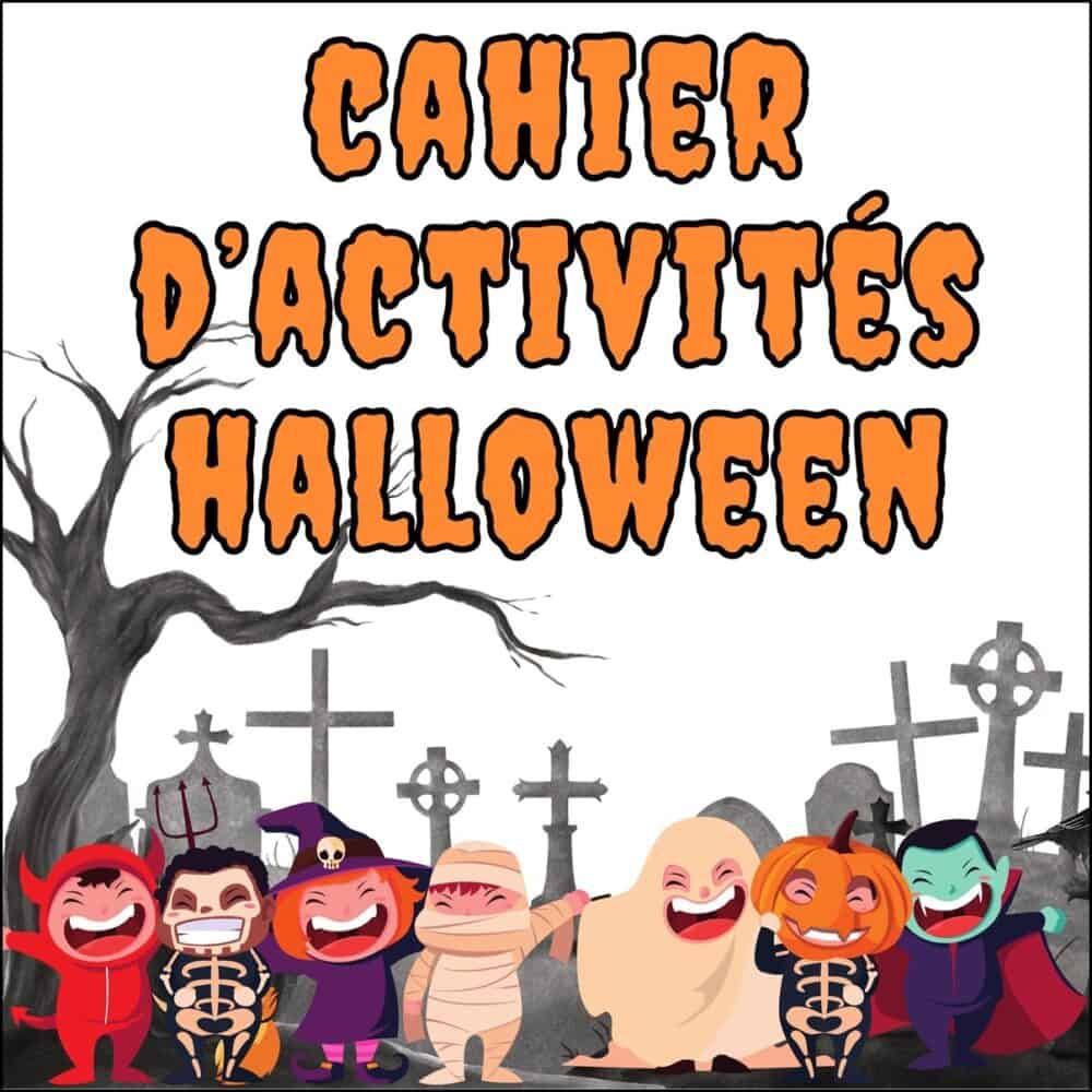 Cahier d'activités Halloween à imprimer