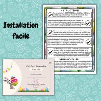 Escape game Pâques à imprimer (9-12 ans)